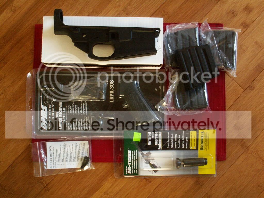 WTS:CMMG MK3 308 LOWER/LPK/4 MAGS/BB - Calguns.net