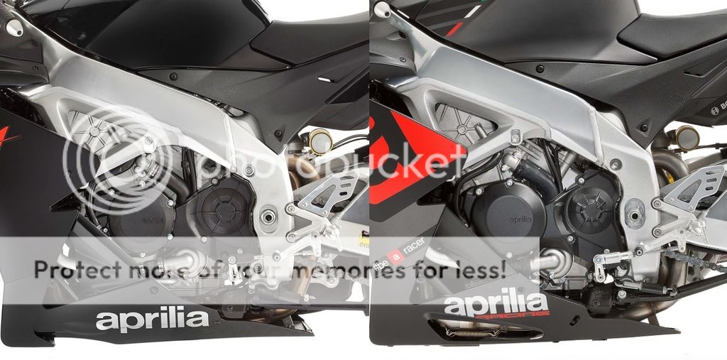 2010+ RSV4 Frame differences to RSV4 RR/RF