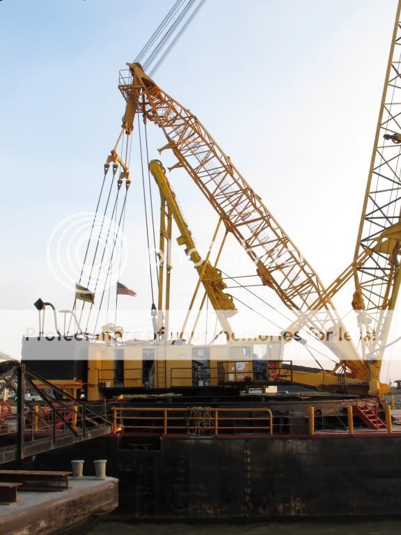 Cranes at my jobsite part one: driving piles with a 4600 ringer ...