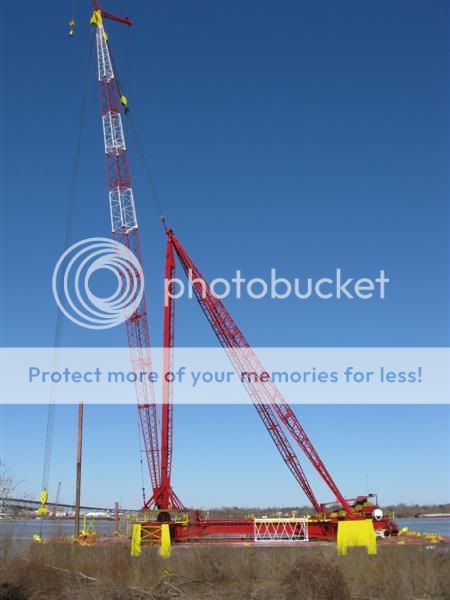 Huey P. Long Bridge widening project derrick and 4600 ringer for JHart ...