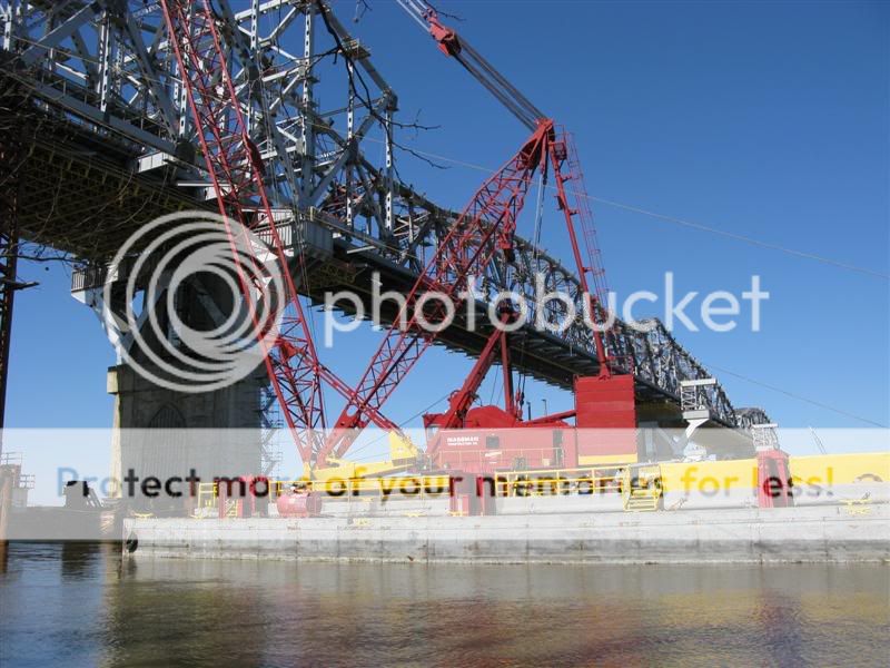 Huey P. Long Bridge widening project derrick and 4600 ringer for JHart ...