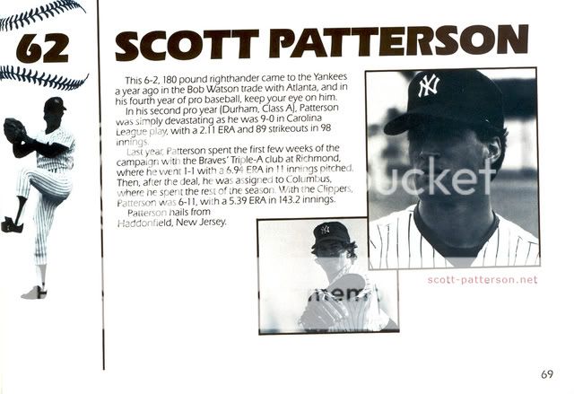 Scott Patterson - Scott and his baseball years #2 - we love this sport ...