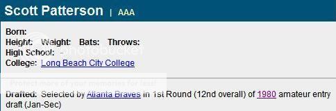 Scott Patterson - Scott and his baseball years #2 - we love this sport ...